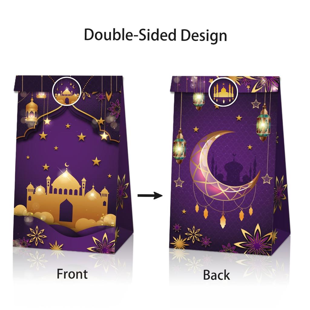 Ramadan/Eid Design Pick And Mix Bags (12 Pack) – Sweet Treats Packaging