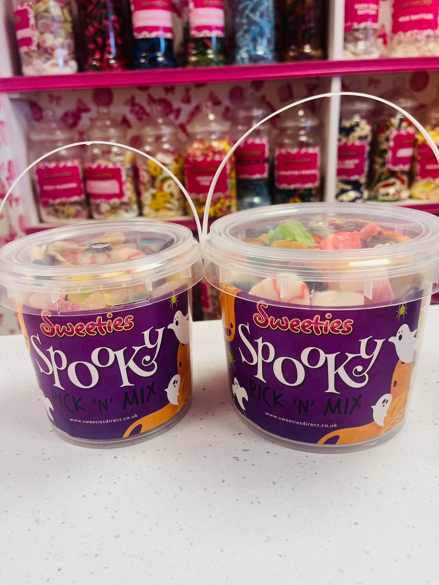 Transparent Sweet Buckets With Handles – Sweet Treats Packaging