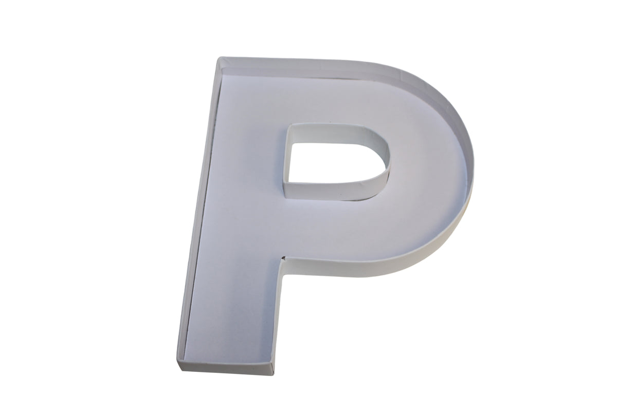 Fillable letter P – Sweet Treats Packaging